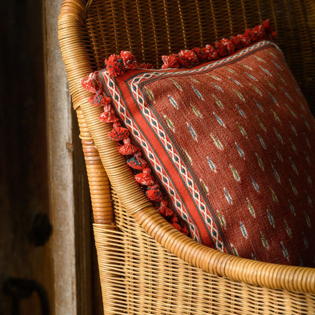 Karenni Ikat Weave - Sepia – Jerry Pair Florida
