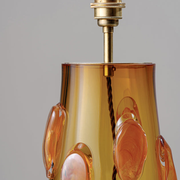 Quincy Lamp - Amber – Jerry Pair Florida