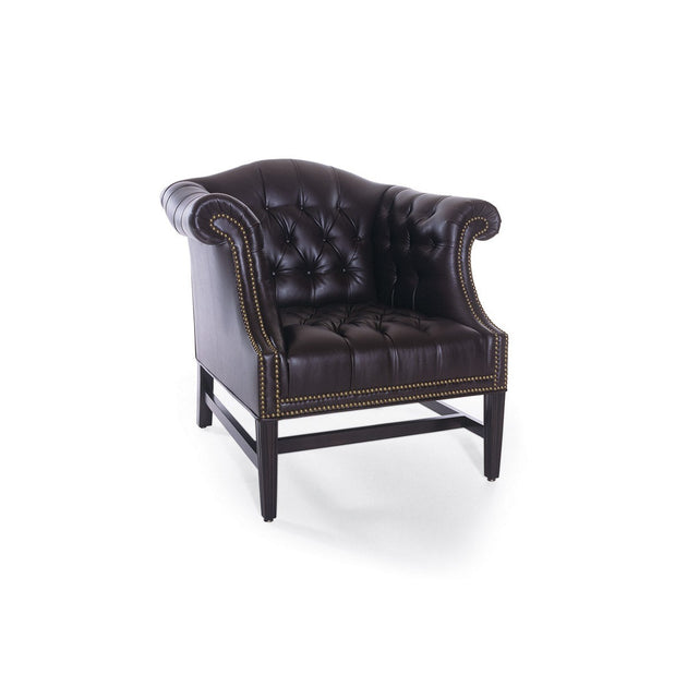 Traditional Camelback Lounge Chair with Tufted back – Jerry Pair Florida