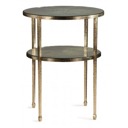 Hammered Side Table - Circular – Jerry Pair Florida